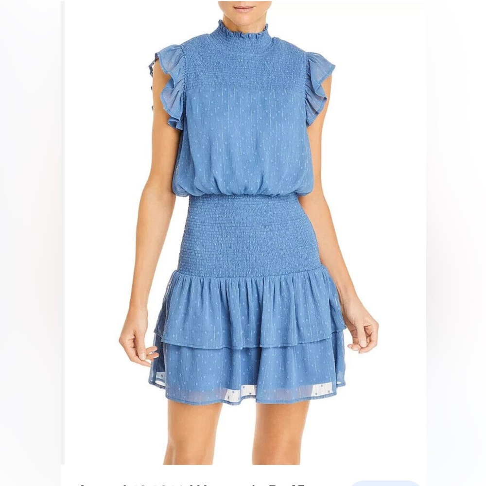 Aqua Ruffled Dress - Gem